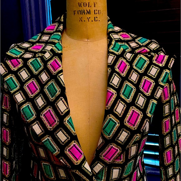 jaeger | Jackets & Coats | Multicolor Vintage Jaeger Evening Jacket ...